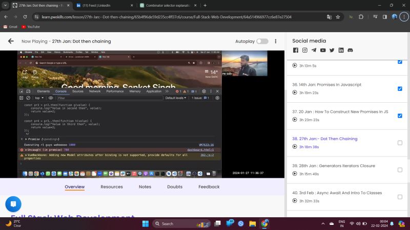 Learned about dot and.catch() in Day 11 | Sairam Patra posted on the ... Learned about dot and.catch() in Day 11 | Sairam Patra posted on the ...
