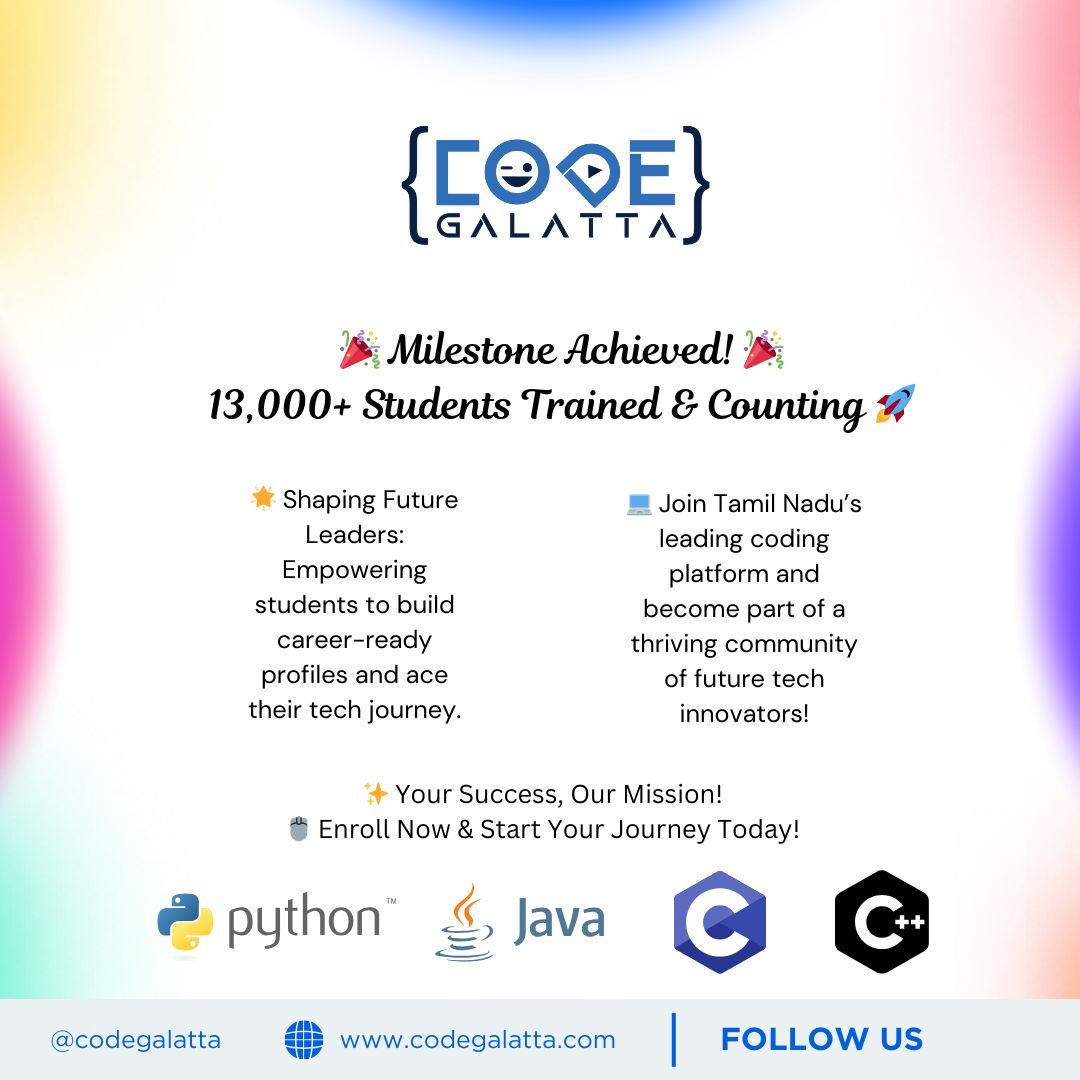 CodeGalatta on LinkedIn: #codegalatta #13kstrong #empoweringstudents # ... CodeGalatta on LinkedIn: #codegalatta #13kstrong #empoweringstudents # ...