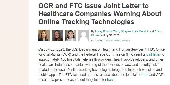 Wilson Sonsini Goodrich & Rosati on LinkedIn: OCR and FTC Issue Joint ... Wilson Sonsini Goodrich & Rosati on LinkedIn: OCR and FTC Issue Joint ...
