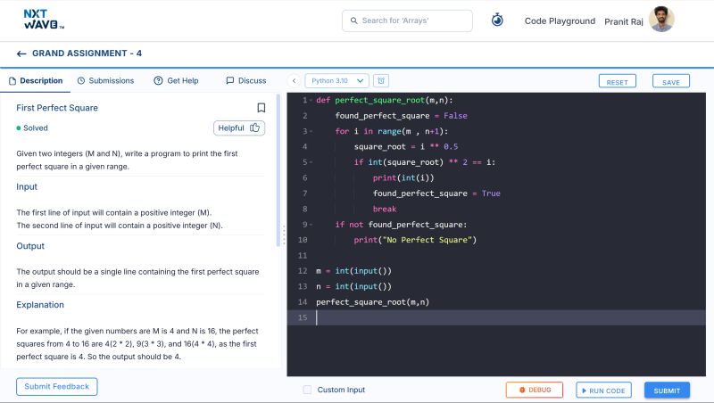 Pranit Raj on LinkedIn: #100dayscodingchallenge #ccbp #nxtwave #coding ... Pranit Raj on LinkedIn: #100dayscodingchallenge #ccbp #nxtwave #coding ...