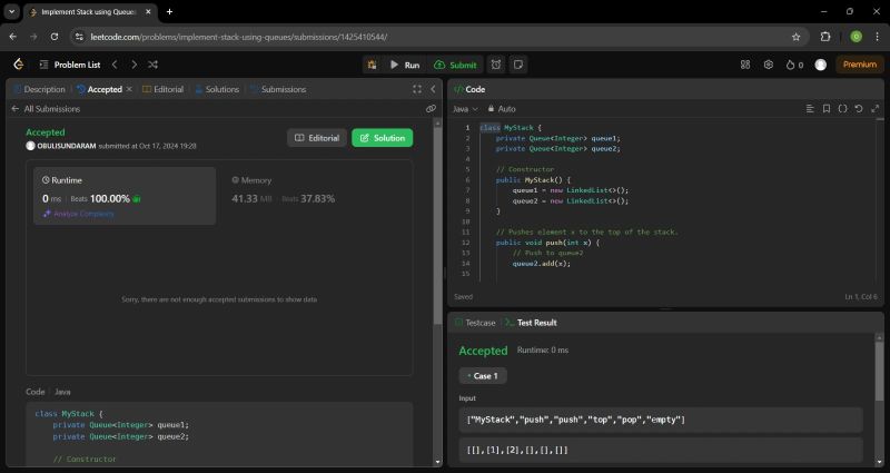 OBULISUNDARAM O on LinkedIn: #day33 #leetcode #codingjourney #java # ... OBULISUNDARAM O on LinkedIn: #day33 #leetcode #codingjourney #java # ...