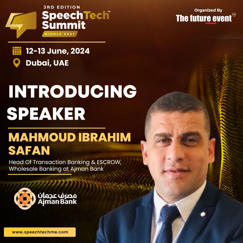 Amby K on LinkedIn: Mahmoud Ibrahim Safan X Ajman Bank X SpeechTech ... Amby K on LinkedIn: Mahmoud Ibrahim Safan X Ajman Bank X SpeechTech ...