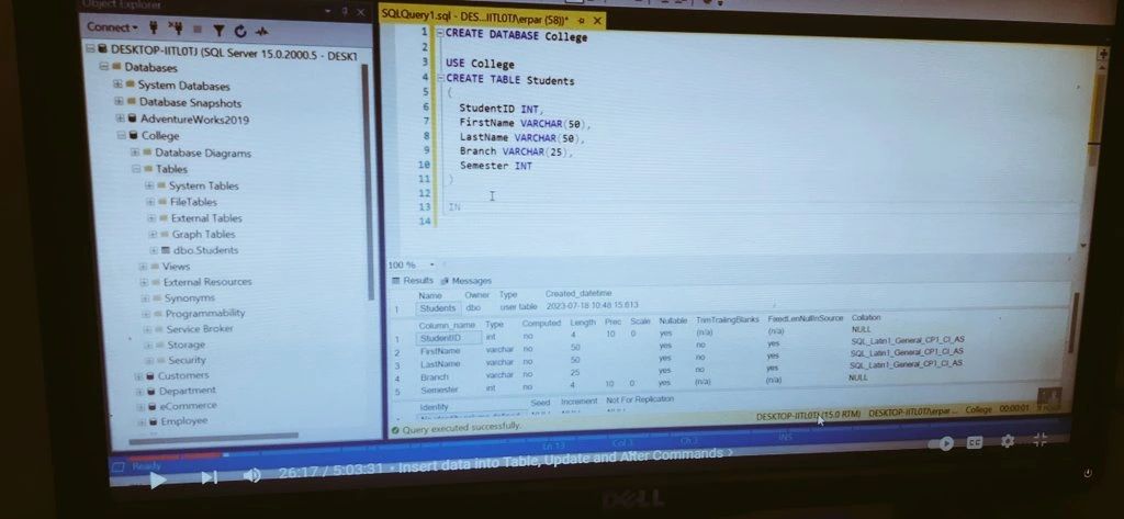 Vishal . on LinkedIn: #keeplearning #codingjourney #sql Vishal . on LinkedIn: #keeplearning #codingjourney #sql