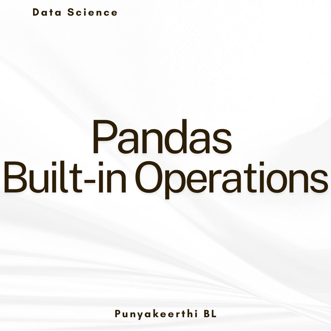 Punyakeerthi BL on LinkedIn: #datascience #pandas #python # ... Punyakeerthi BL on LinkedIn: #datascience #pandas #python # ...
