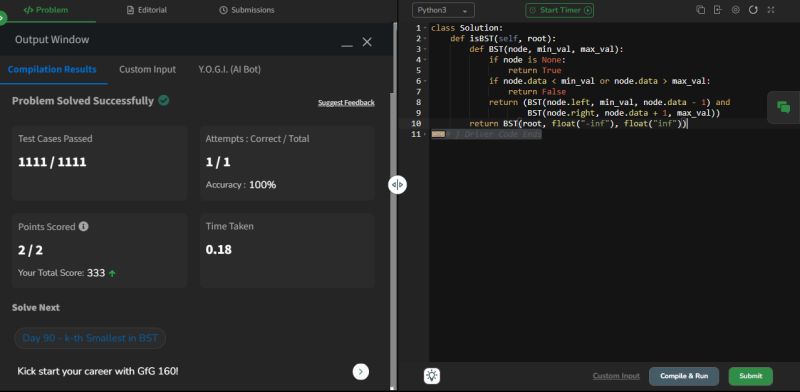 Yashwanth Achari Badige on LinkedIn: #dsa #coding #python #bst ... Yashwanth Achari Badige on LinkedIn: #dsa #coding #python #bst ...