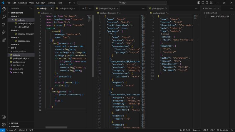 Mohammed Arshath A on LinkedIn: #mernstack #nodejs #qrcodegenerator # ... Mohammed Arshath A on LinkedIn: #mernstack #nodejs #qrcodegenerator # ...