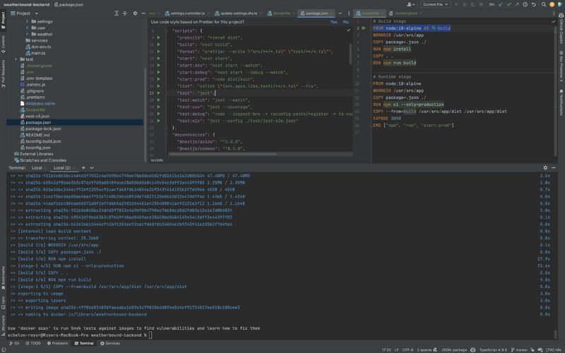 Royer Adames on LinkedIn: Had some fun dockerizing a nestjs backend ... Royer Adames on LinkedIn: Had some fun dockerizing a nestjs backend ...