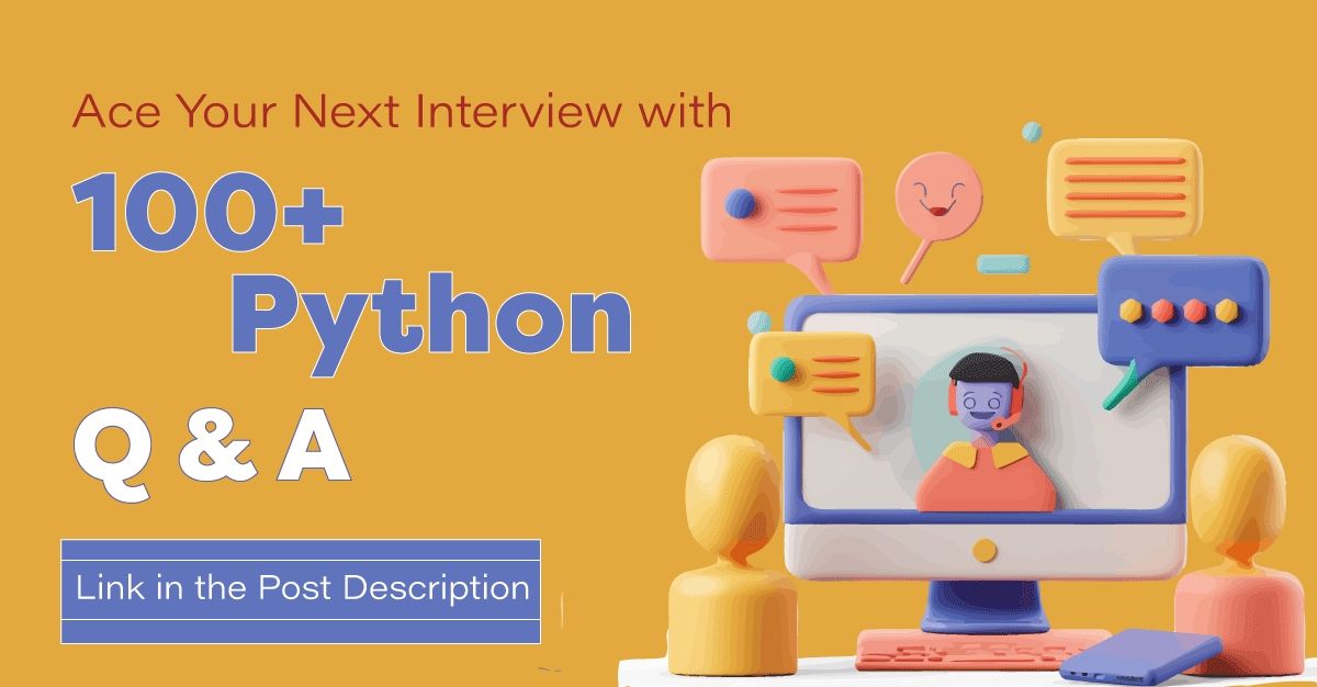 Nandini S on LinkedIn: #python #pythondevelopers #interviewpreparation ... Nandini S on LinkedIn: #python #pythondevelopers #interviewpreparation ...