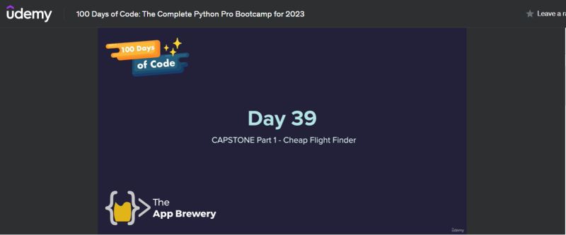 #100daysofcode #pythonprogramming #capstoneproject #flightdealfinder ... #100daysofcode #pythonprogramming #capstoneproject #flightdealfinder ...