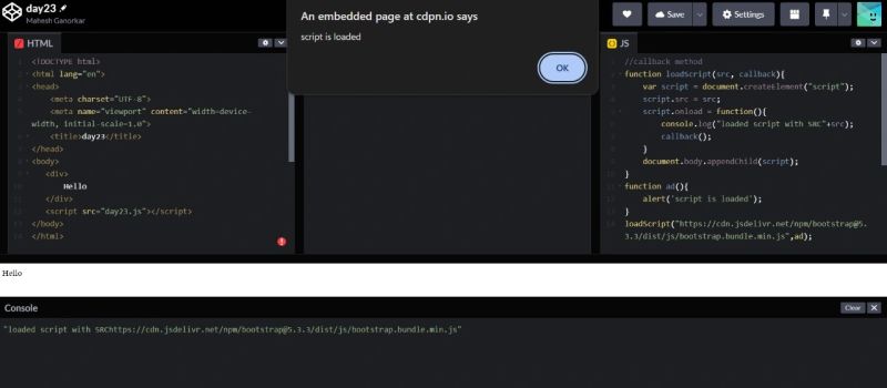 Mahesh Ganorkar on LinkedIn: #day23 #js30dayschallenge #javascript # ... Mahesh Ganorkar on LinkedIn: #day23 #js30dayschallenge #javascript # ...