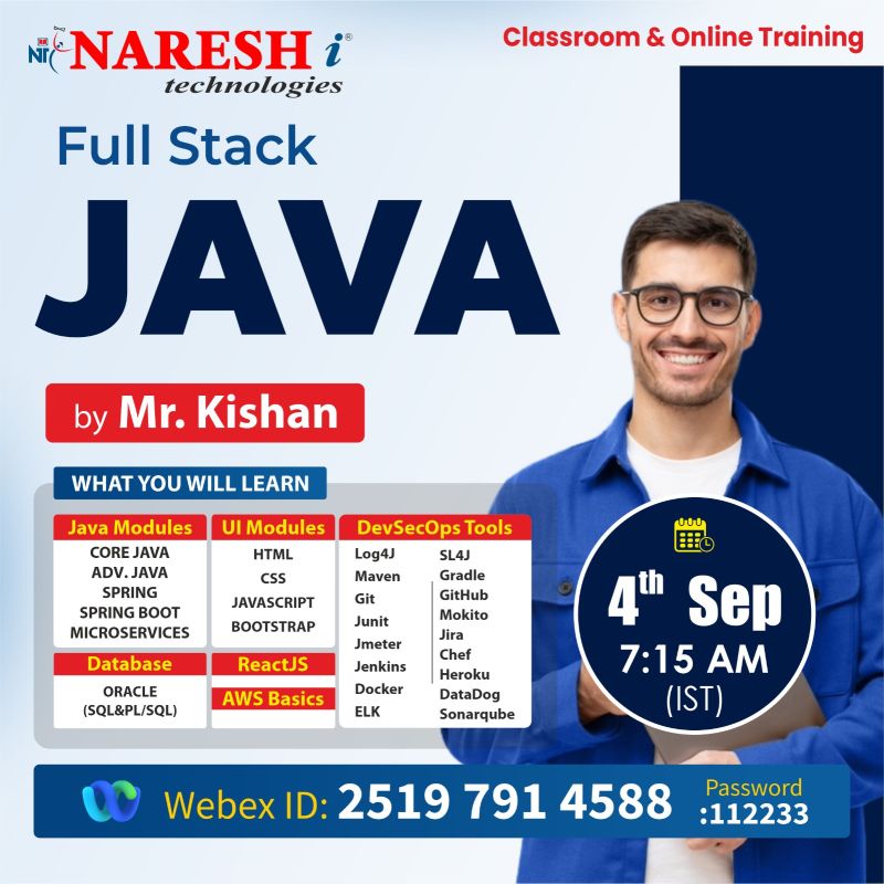 Naresh i Technologies on LinkedIn: #fullstackjava #corejava #java # ... Naresh i Technologies on LinkedIn: #fullstackjava #corejava #java # ...