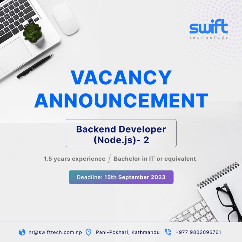 Swift Technology Pvt. Ltd. on LinkedIn: #hiring #softwaredevelopment # ... Swift Technology Pvt. Ltd. on LinkedIn: #hiring #softwaredevelopment # ...