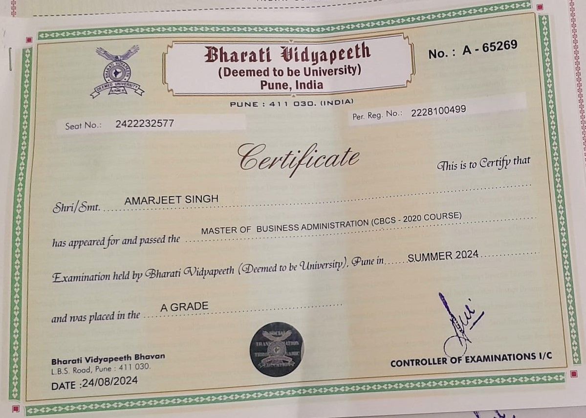 Amarjeet Singh Singh on LinkedIn: After years of hard work, dedication ... Amarjeet Singh Singh on LinkedIn: After years of hard work, dedication ...