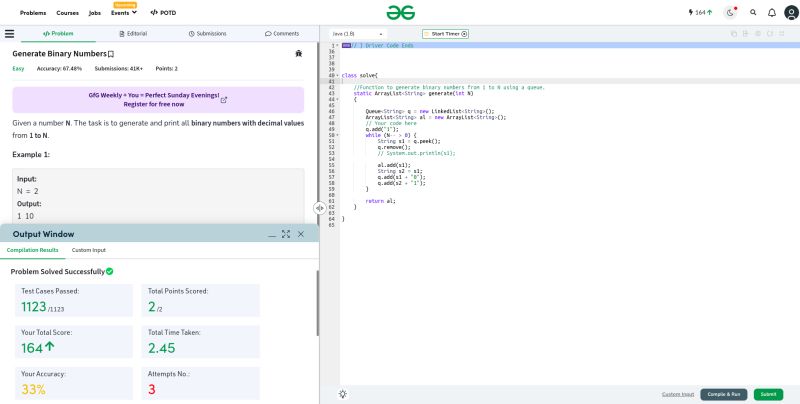 Day 75: Generate binary numbers with RCCTechz | Rajorshi Mandal posted ... Day 75: Generate binary numbers with RCCTechz | Rajorshi Mandal posted ...