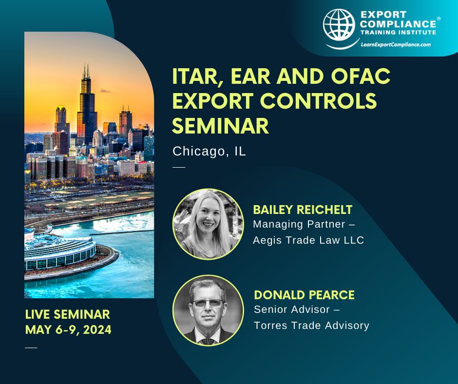 Bailey Reichelt on LinkedIn: #exportcontrols #itar #ear Bailey Reichelt on LinkedIn: #exportcontrols #itar #ear