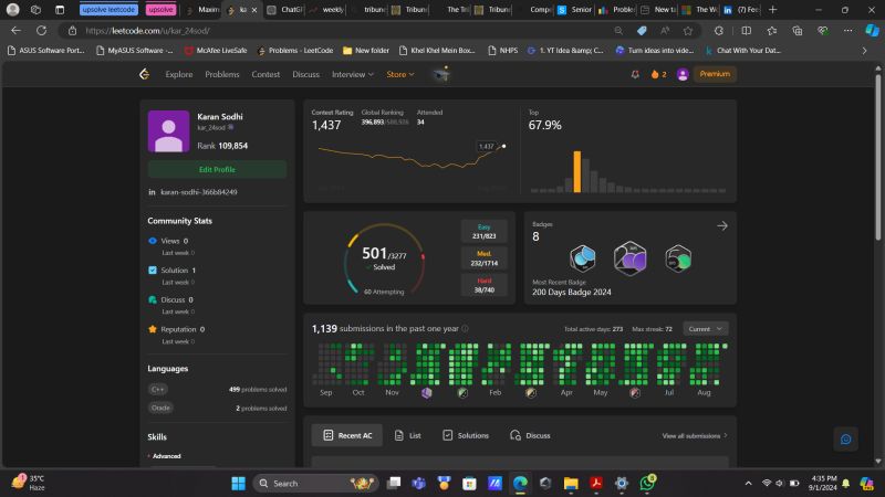 Karan Sodhi on LinkedIn: #leetcode #programming #coding #algorithms # ... Karan Sodhi on LinkedIn: #leetcode #programming #coding #algorithms # ...