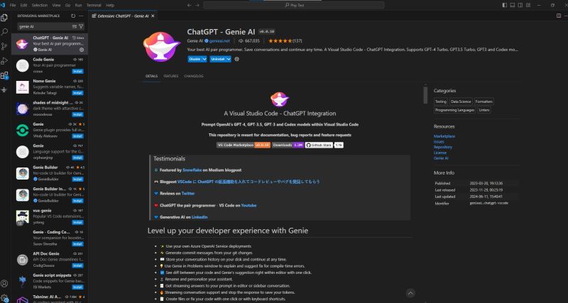 Melchizedek Zairere on LinkedIn: #coding #chatgptgenieai #vscode Melchizedek Zairere on LinkedIn: #coding #chatgptgenieai #vscode