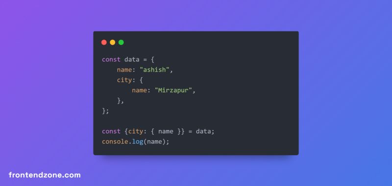 destructuring assignment syntax for JavaScript developers | Ashish ... destructuring assignment syntax for JavaScript developers | Ashish ...