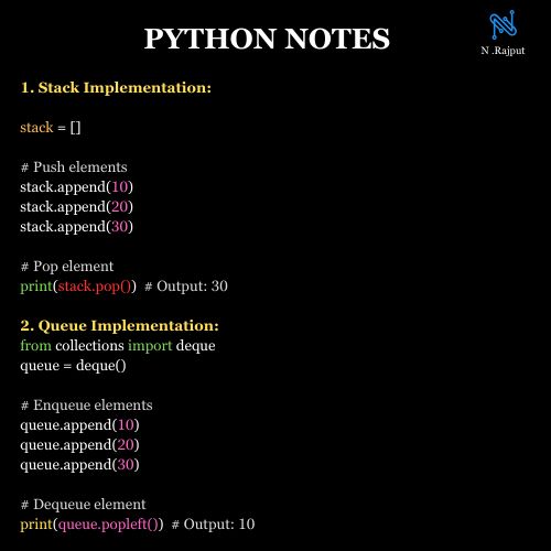 Nandini Rajput on LinkedIn: #python #datastructures #algorithms # ... Nandini Rajput on LinkedIn: #python #datastructures #algorithms # ...