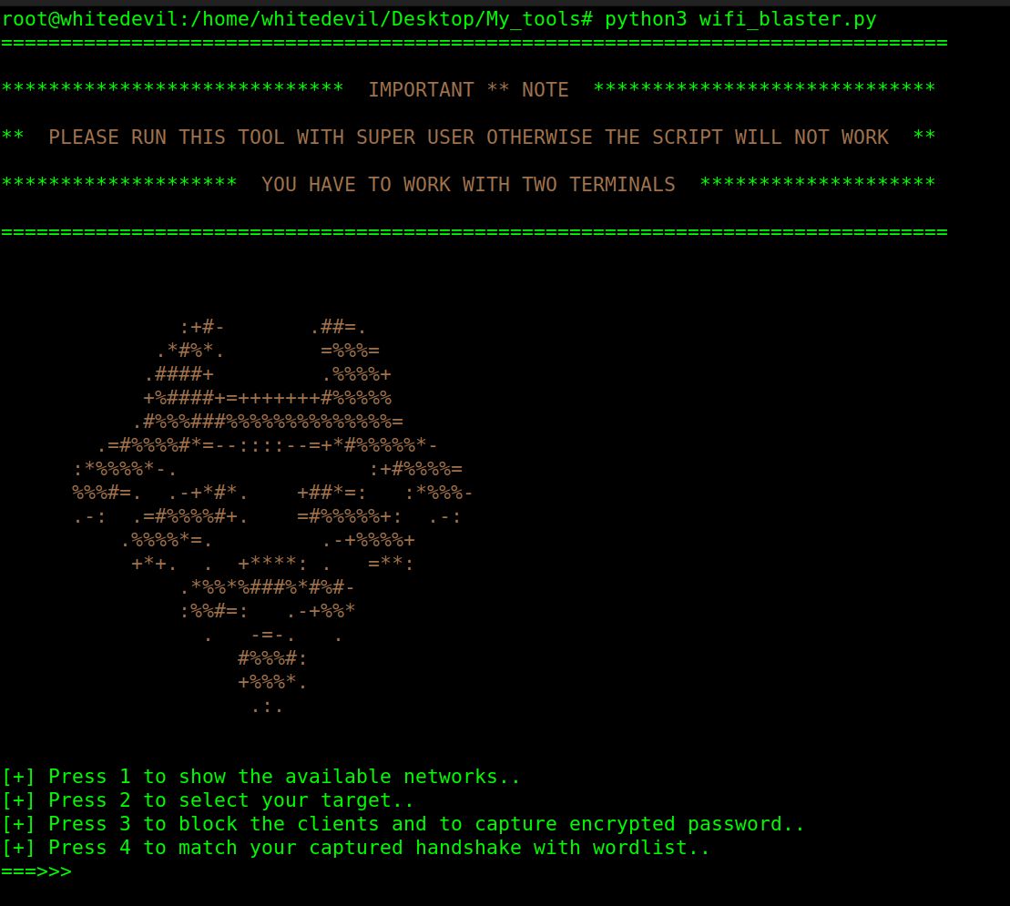 Working on WiFi Blaster: a tool for network security | Ritik Singhania ... Working on WiFi Blaster: a tool for network security | Ritik Singhania ...