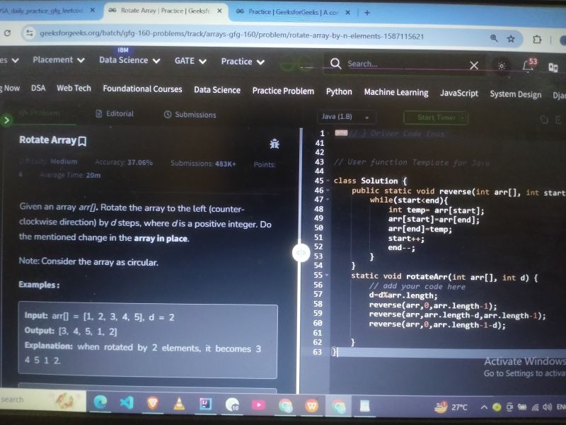 🚀 Day 4 of 160 Days of Coding Challenges with gfg 🎉 🛠️ : Task ... 🚀 Day 4 of 160 Days of Coding Challenges with gfg 🎉 🛠️ : Task ...