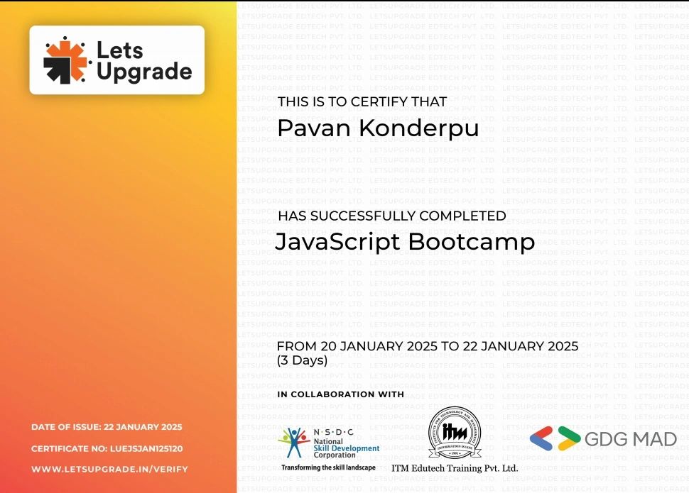 #javascript #letsupgrade #webdevelopment #bootcampcompleted # ... #javascript #letsupgrade #webdevelopment #bootcampcompleted # ...