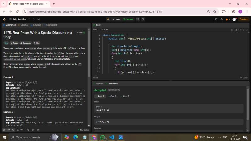 Vanshika Shukla on LinkedIn: #dsa #problemsolving Vanshika Shukla on LinkedIn: #dsa #problemsolving