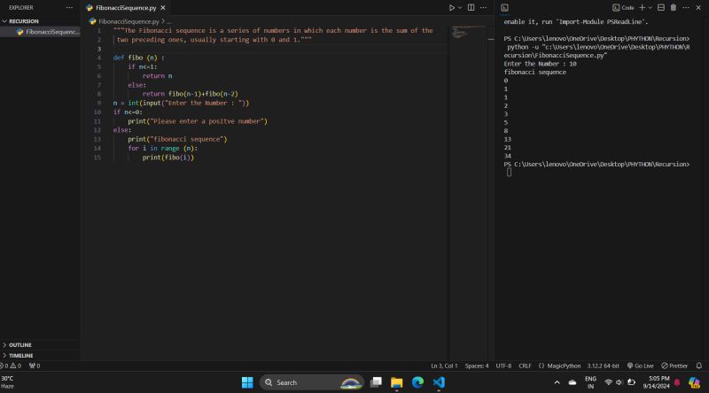 Obaid Khan on LinkedIn: #python #recursion #codingjourney #fibonacci # ... Obaid Khan on LinkedIn: #python #recursion #codingjourney #fibonacci # ...