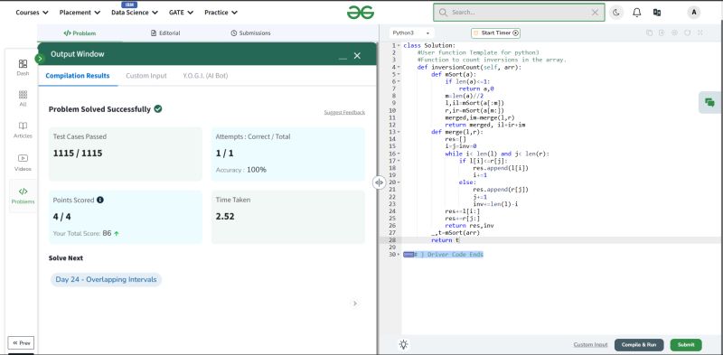 #gfg160 #geekstreak2025 #dsa #gfgchallenge #coding #python ... #gfg160 #geekstreak2025 #dsa #gfgchallenge #coding #python ...