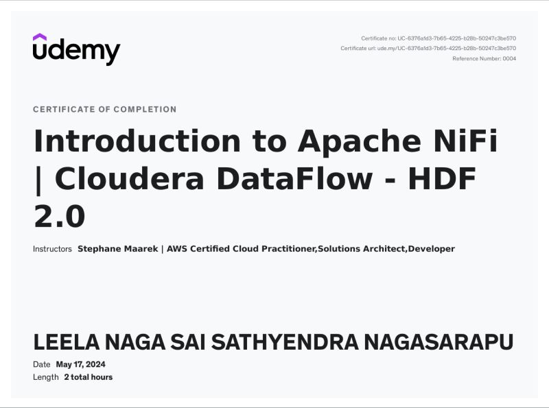 Leela Naga Sai Sathyendranadh Nagasarapu on LinkedIn: #dataflow # ... Leela Naga Sai Sathyendranadh Nagasarapu on LinkedIn: #dataflow # ...