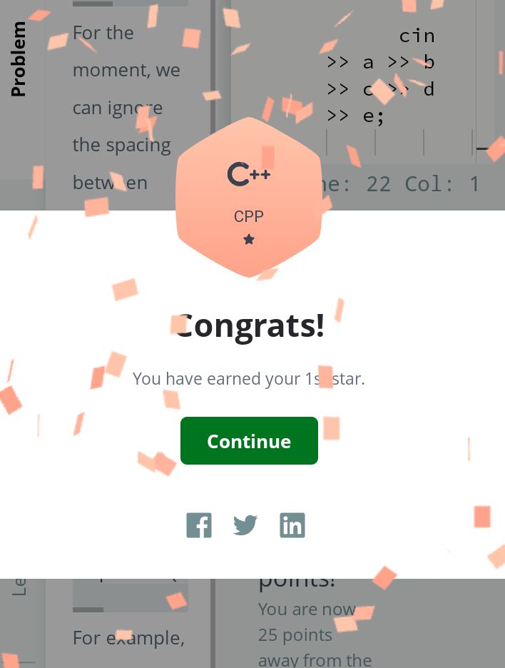 suvetha Subramani on LinkedIn: #cpp #hackerrank #codingjourney suvetha Subramani on LinkedIn: #cpp #hackerrank #codingjourney