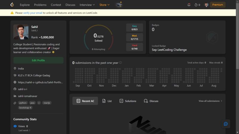 Sahil Ismailnavar on LinkedIn: #leetcode #codingskills #problemsolving ... Sahil Ismailnavar on LinkedIn: #leetcode #codingskills #problemsolving ...