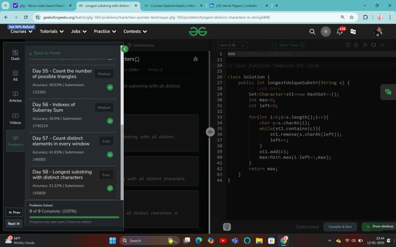 Vansh Nigam on LinkedIn: #gfg160 #gfg160 #geeksforgeeks #geekstreak2024 ... Vansh Nigam on LinkedIn: #gfg160 #gfg160 #geeksforgeeks #geekstreak2024 ...