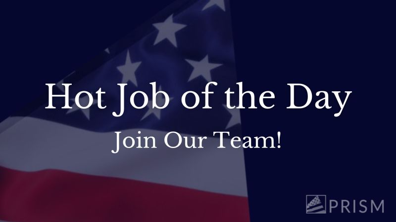 PRISM on LinkedIn: #technicalrecruiter #hotjob #joinourteam PRISM on LinkedIn: #technicalrecruiter #hotjob #joinourteam
