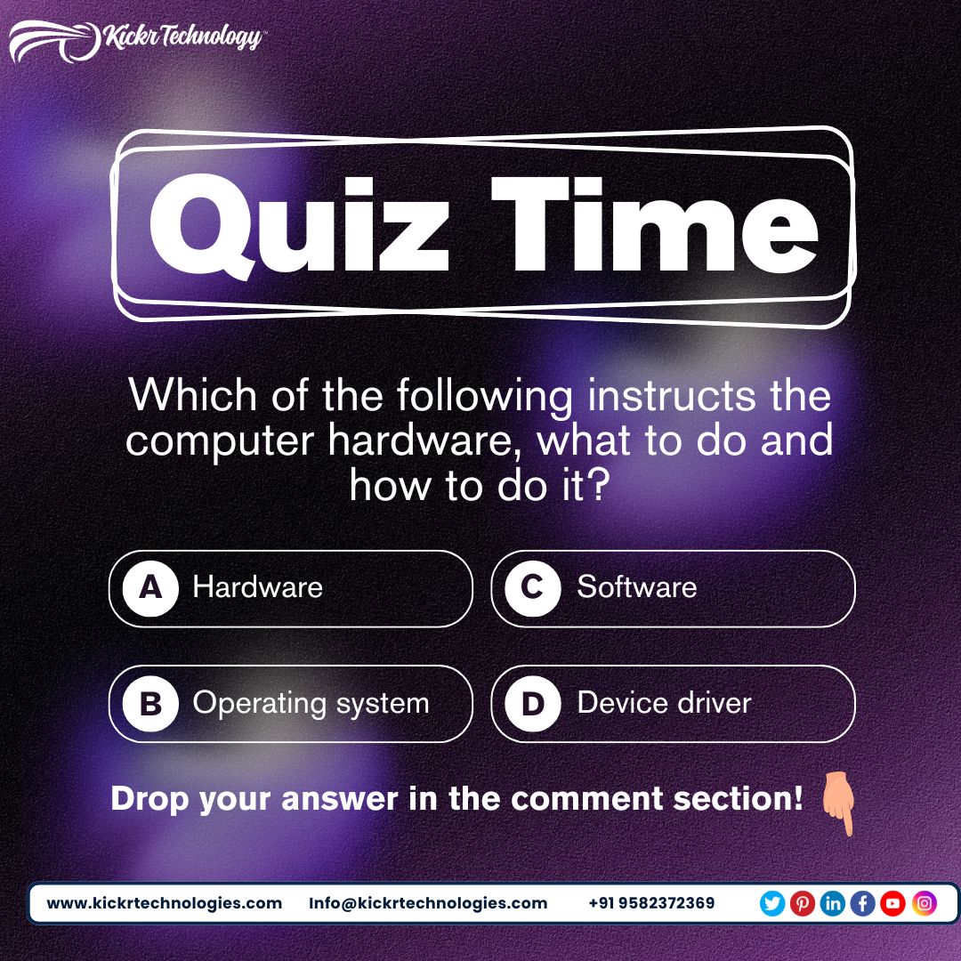 Kickr Technology on LinkedIn: #kickrtechnology #quiztime #quiz # ... Kickr Technology on LinkedIn: #kickrtechnology #quiztime #quiz # ...