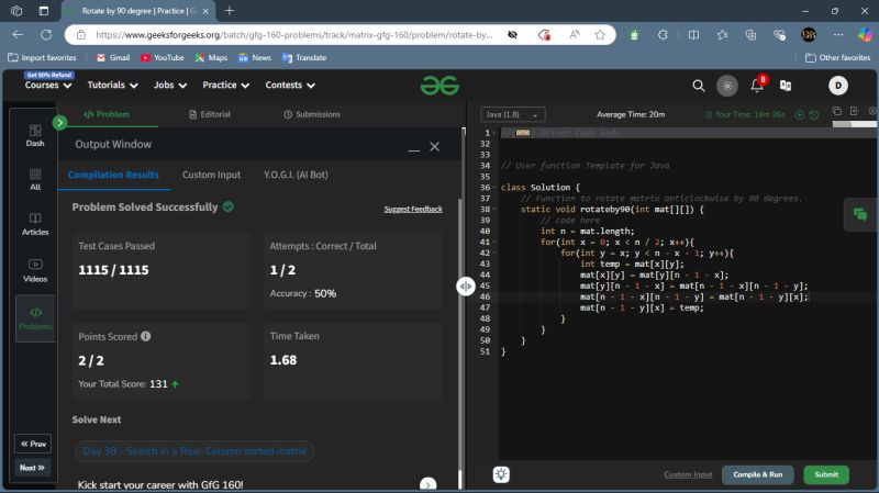 Devmalya Bhattacharjee on LinkedIn: #gfg160 #dsa #gfg #gfg160 # ... Devmalya Bhattacharjee on LinkedIn: #gfg160 #dsa #gfg #gfg160 # ...