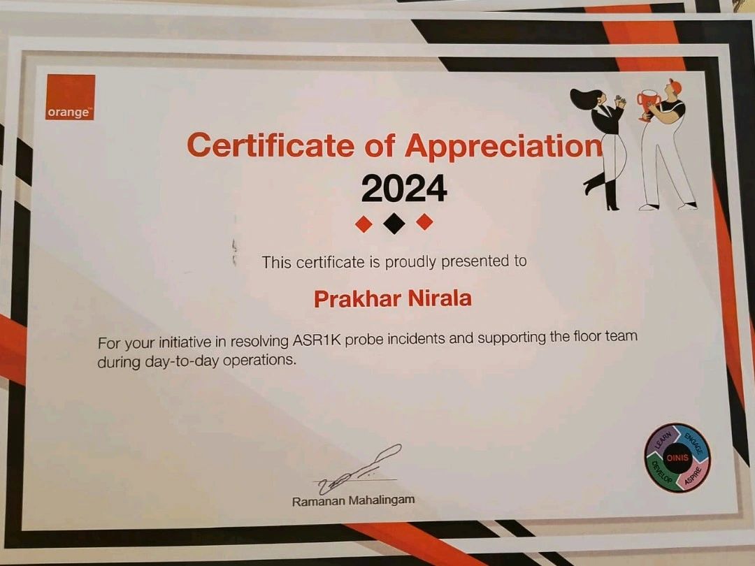 Prakhar Nirala on LinkedIn: Thanks a lot for this award 🎉 I'm motivated ... Prakhar Nirala on LinkedIn: Thanks a lot for this award 🎉 I'm motivated ...
