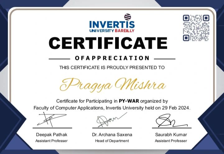 Pragya Mishra on LinkedIn: #pywar #pythonprogramming #hackerrank # ... Pragya Mishra on LinkedIn: #pywar #pythonprogramming #hackerrank # ...