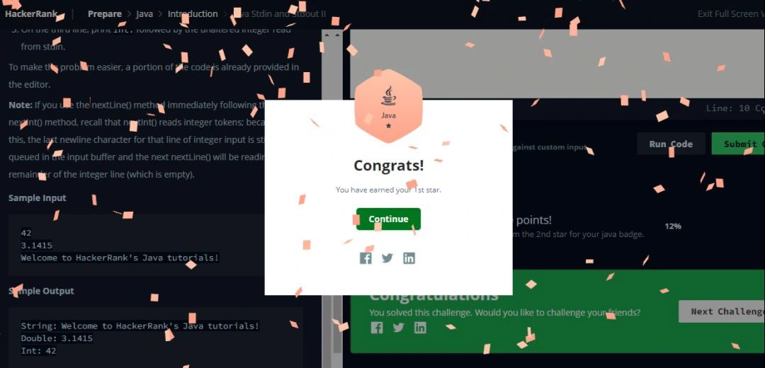 KAUSHIK T on LinkedIn: #hackerrank #javaprogramming KAUSHIK T on LinkedIn: #hackerrank #javaprogramming