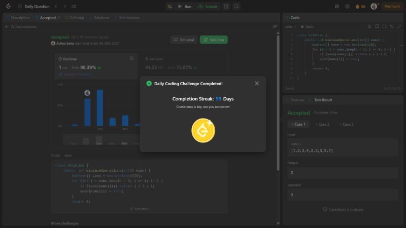 #leetcode100 #100daysofleetcode #leetcode #codingchallenge… | Aditya ... #leetcode100 #100daysofleetcode #leetcode #codingchallenge… | Aditya ...
