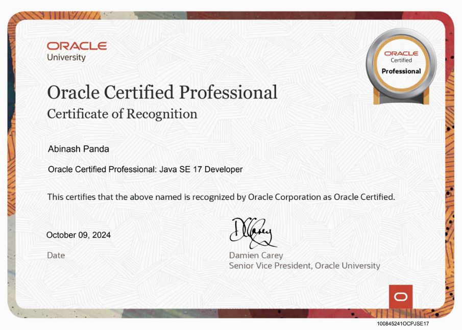 Dr. Rajesh Kumar Panda on LinkedIn: #fatherandson #oracle #ocjp Dr. Rajesh Kumar Panda on LinkedIn: #fatherandson #oracle #ocjp