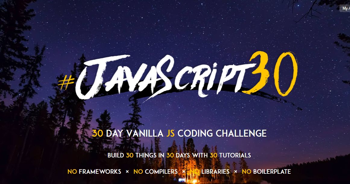 Samyam Shrestha on LinkedIn: Getting started with my 30-day vanilla JS ... Samyam Shrestha on LinkedIn: Getting started with my 30-day vanilla JS ...