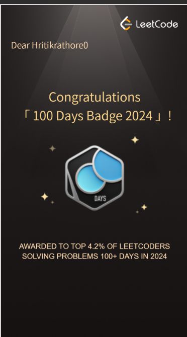 Hritik Rathore on LinkedIn: #leetcode #coding #dsa #problemsolving Hritik Rathore on LinkedIn: #leetcode #coding #dsa #problemsolving