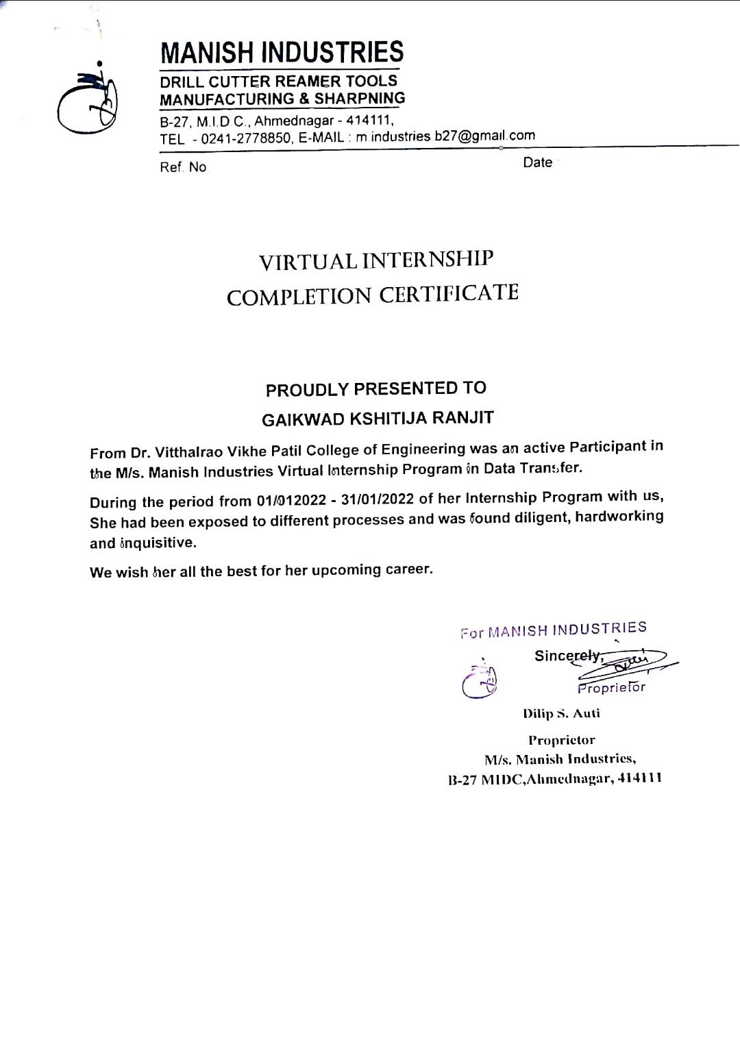 Kshitija Gaikwad on LinkedIn: #internship #data Kshitija Gaikwad on LinkedIn: #internship #data