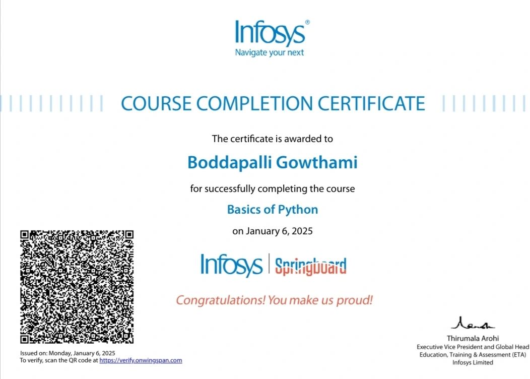 #python #programming #certification #learninganddevelopment… | Gowthami ... #python #programming #certification #learninganddevelopment… | Gowthami ...