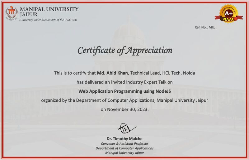 Md Abid Khan on LinkedIn: #webdevelopment #nodejs #lecture # ... Md Abid Khan on LinkedIn: #webdevelopment #nodejs #lecture # ...