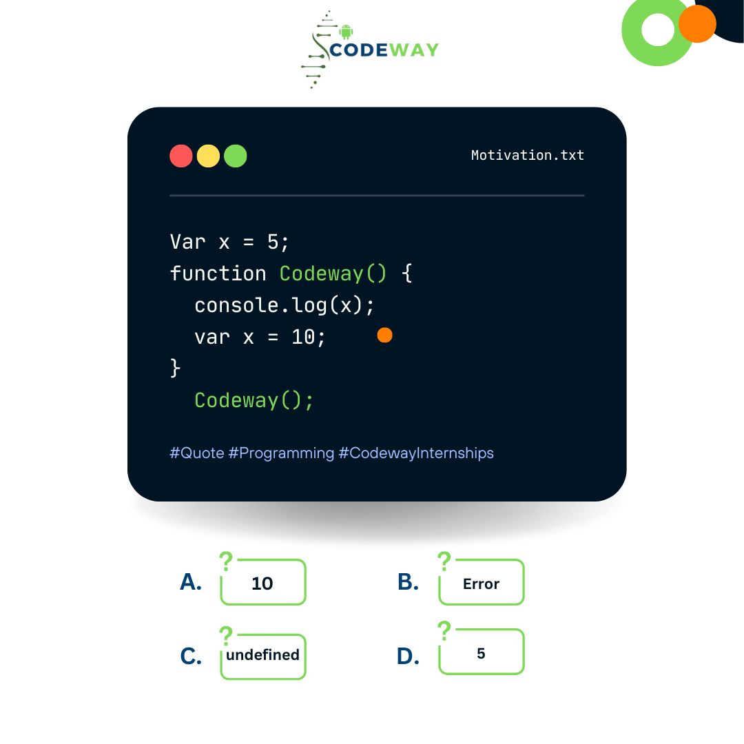 Codeway Solutions on LinkedIn: #javascript #internship #codingchallenge ... Codeway Solutions on LinkedIn: #javascript #internship #codingchallenge ...
