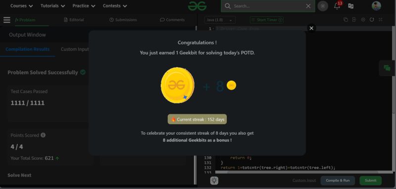 #gfg160 #geekstreak2024 #problemsolving #codingjourney #keepcoding ... #gfg160 #geekstreak2024 #problemsolving #codingjourney #keepcoding ...