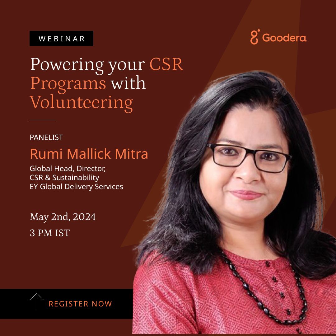 Goodera on LinkedIn: #csr #volunteering #webinar Goodera on LinkedIn: #csr #volunteering #webinar