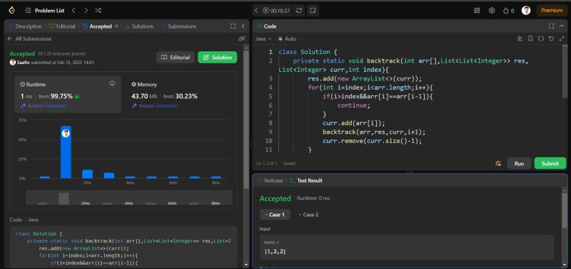 #coding #dsa #backtracking #leetcode #tech | SAAFIN #coding #dsa #backtracking #leetcode #tech | SAAFIN